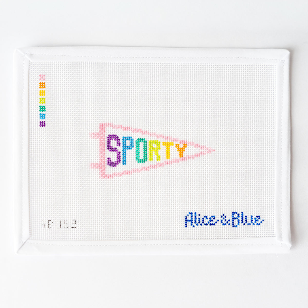 Sporty Mini Pennant Needlepoint Canvas – Alice & Blue