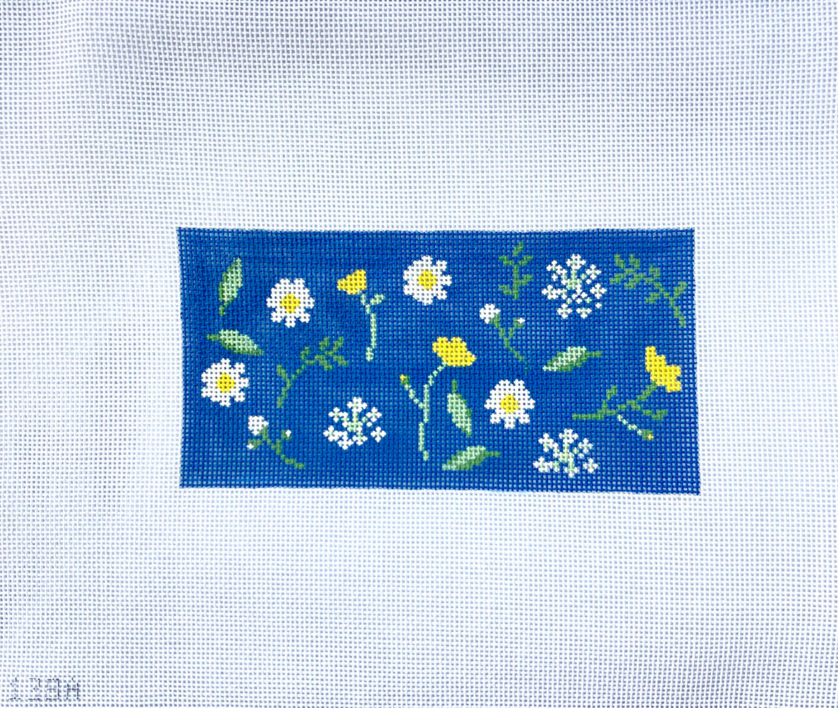 Pressed Floral Insert Needlepoint Canvas – Alice & Blue