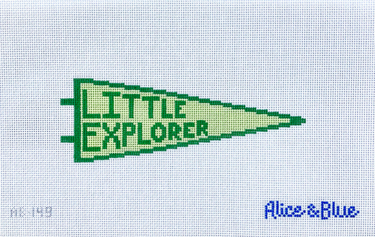 Little Explorer Midi Pennant – Alice & Blue