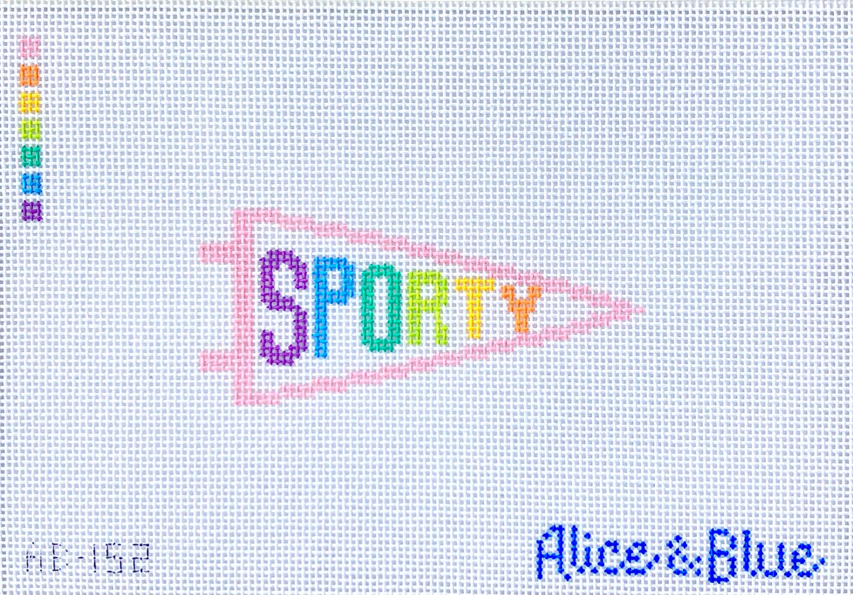Sporty Mini Pennant – Alice & Blue